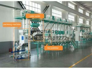60TPD Rice Mill Processing Plant For Quality Edible Rice