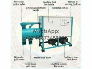 Great Corn Flour Maize Grits Milling Machine | Corn Grinder